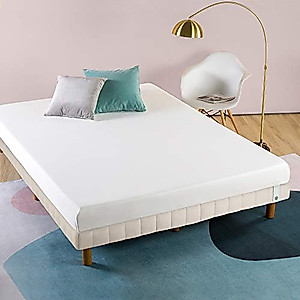 ZINUS GOOD DESIGN Award Winner Justina Metal Mattress Foundation, 11 Inch Platform Bed, No Box Spring Needed, Twin, Beige