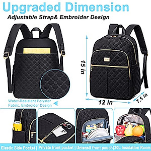 Weitars Lunch Backpack For Women Men,20L Cooler Backpack Insulated Lunch Bag For Women With Side Pockets Waterproof,Meal Prep Backpack,Adult Backpack Cooler For Lunch Picnic Hiking Camping Beach