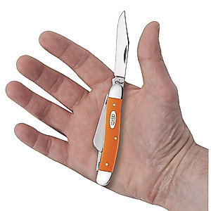 Case WR XX Pocket Knife Orange Synthetic Medium Stockman Item #80509 - (4318 SS) - Length Closed: 3 5/8 Inches