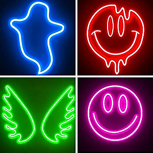 segrass 16.4ft LED neon Lights with Remote APP Control IP65 Waterproof Flexible Neon LED Strip Lights 24V RGB LED neon Rope Lights for Bedroom Room Outdoors Decor