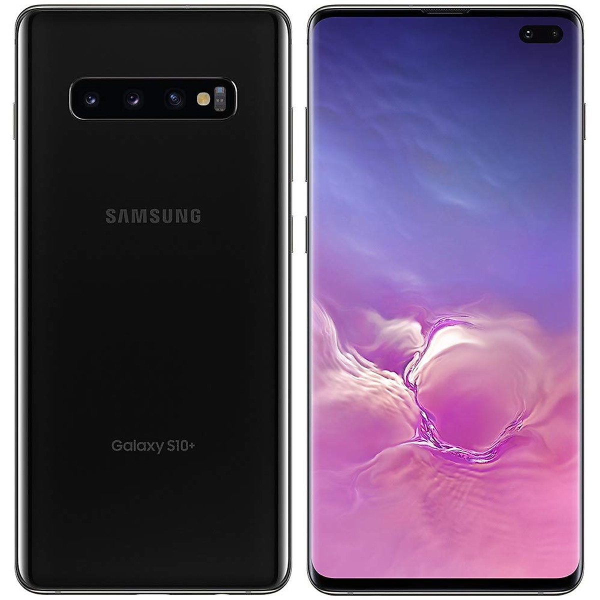 SAMSUNG Galaxy S10+ Plus (512GB, 8GB) 6.4" AMOLED, Snapdragon 855, 4G LTE (US Model Fully Unlocked for T-Mobile, AT&T, Verizon, Global) G975U1 (w/Fast Wireless Charger, Black)