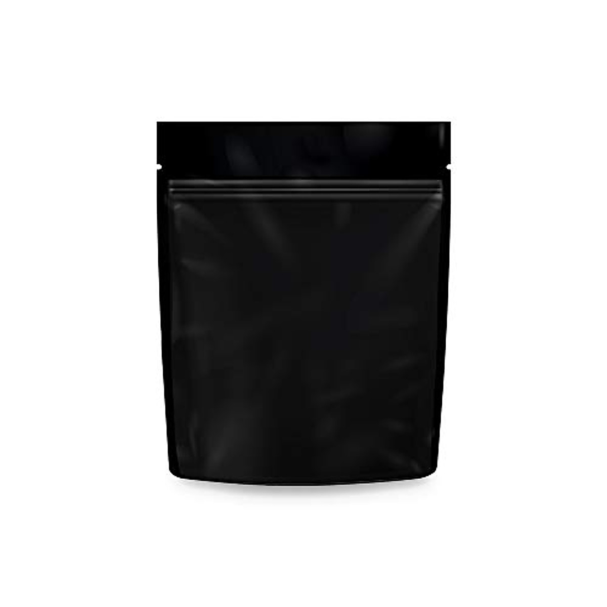 Loud Lock Mylar Bags Smell Proof Gram Black/Clear - 100 Count 4.125" X 3.35" 6mill Thickness - Packaging Bags - Mylar Bags For Food Storage - Resealable Bags - Smell Proof Bags