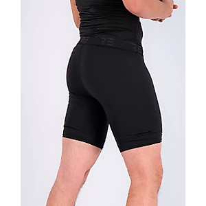 5 Pack: Mens Compression Short Biker Shorts for Men Cool Spandex Sports Basketball Workout Gym Yoga Base Layer Tight Skins Active Athletic Running Underwear Briefs Quick Dry Dri Fit, Set 1 - Medium