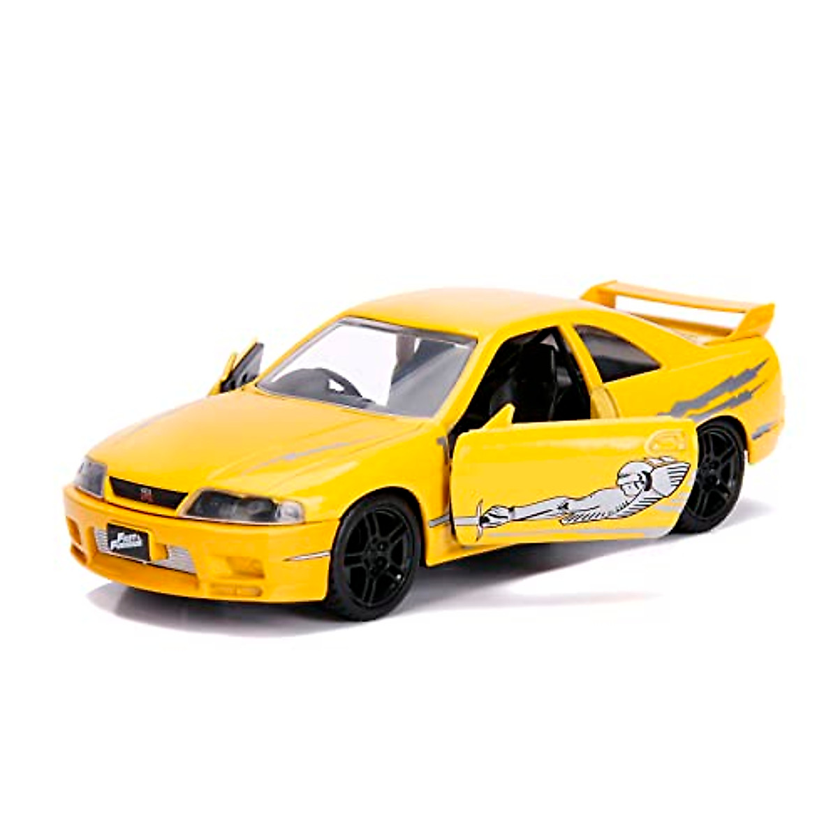 Fast & Furious 1:32 Leon's Nisssan Skyline GT-R (BCNR33) Die-Cast Car, Toys for Kids and Adults