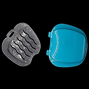 False Teeth Container Fake Teeth Box Case Hanging Box Container Net False Teeth Storage Bath Denture Tooth