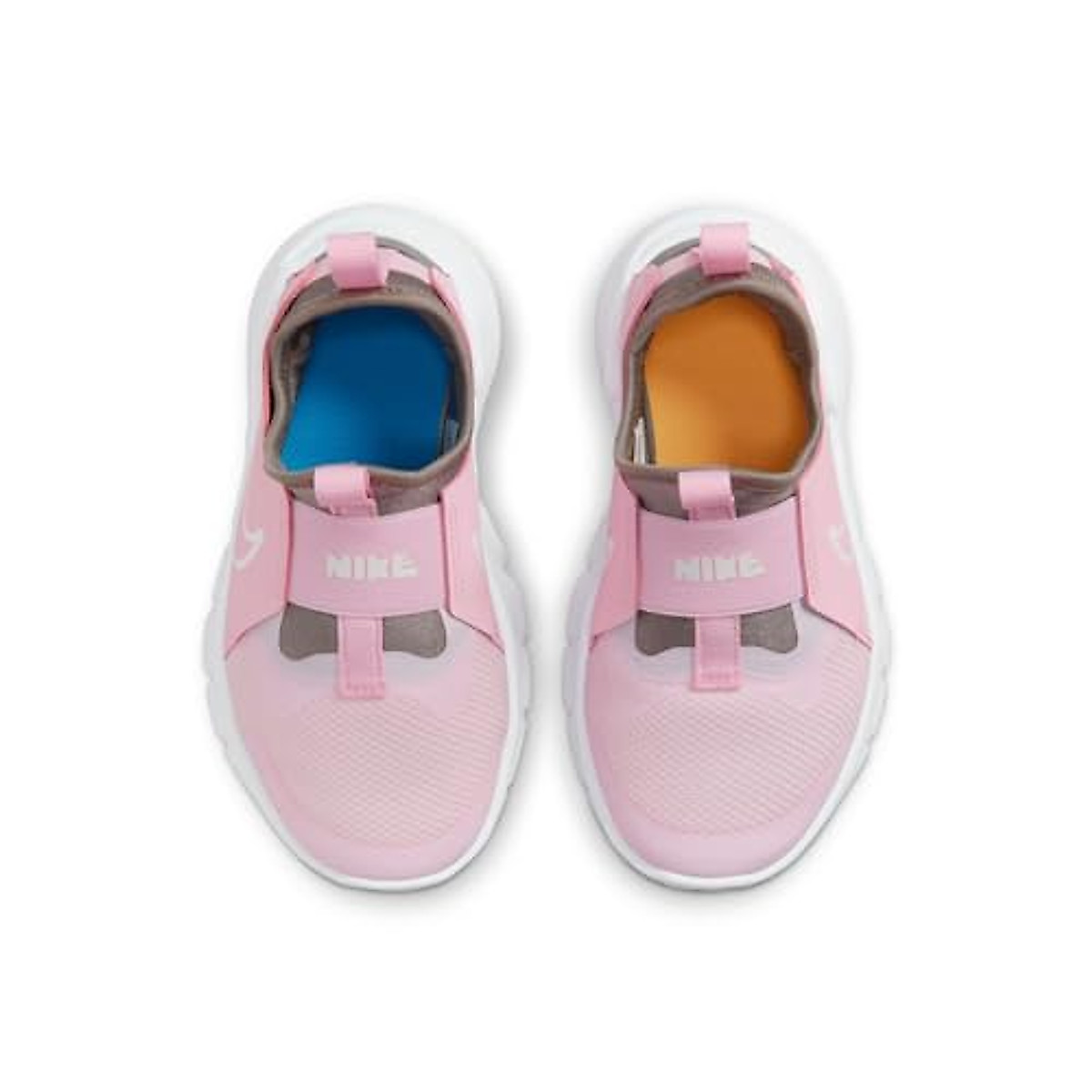 Nike Girl's Flex Runner 2 (Little Kid) Pink Foam/White/Flat Pewter/Photo Blue 11 Little Kid M
