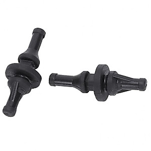 TOSSPER 32pcs Anti Vibration Mount Screw Pin Rivet for Pc Case Fans Mouting Pin Anti Noise Rubber Screws