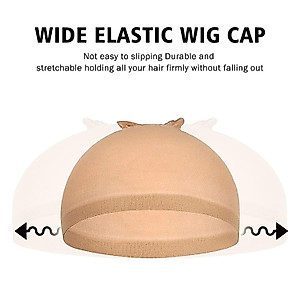 Wig Accessory Essentials Kit Lace Front Wig Glue & Remover, Wig Caps, Elastic Band, Hair Wax Stick, Edge Control, Edge Brush, Hair Shear Dermaplanning Razor Tool and Edge Scarf - 29PCS