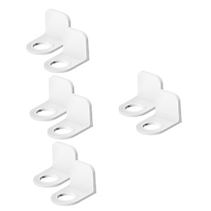 Cabilock 8 Pcs Wall Storage Rack Bathroom Bottle Bracket Bathroom Shower Gel Bottle Stand Bathroom Accessory Bathroom Storage Holder Waterproof Shower-gel Holder Shampoo Bottle Rack