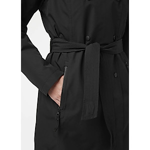 Helly-Hansen Womens Welsey Ii Trench, 990 Black, Large