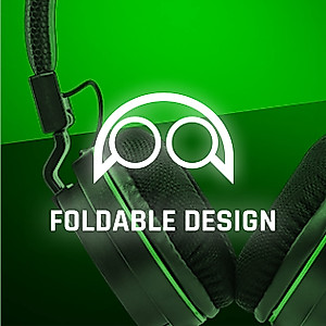 Snakebyte Head Set X - On Ear Stereo Headset for Gaming Consoles with detachable Mic, Inline Control, Wired 3.5Mm Headphone for Use with PC, Laptop, Xbox One, Switch, PS4 - Xbox One