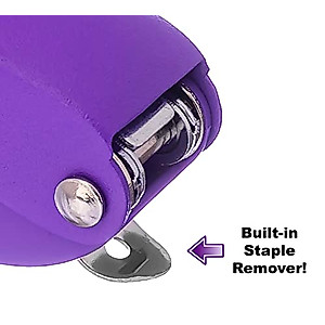 Aria-Plus Half-Strip Mini Stapler (Purple)