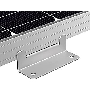 HQST Solar Panel Mounting Brackets with Nuts and Bolts Set of 4 Units, Supporting for RV, Boat, Roof, Wall and Other Off Gird Installation