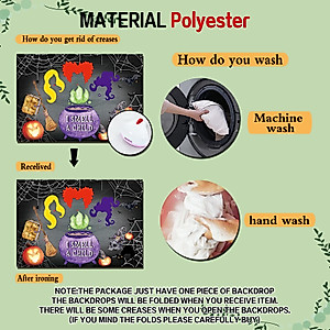 Drink Up Witches Theme Background 5x3ft Halloween I Smell a Child Photography Backdrop Baby Shower Kids Birthday Trick or Treat Party Decorations Boo Bats Pumpkin Dark Night Photo Booth Props