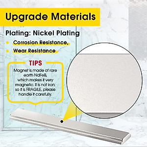 Shower Door Magnet - 2-1/2" Replacement Magnets for Sliding and Swing Shower Doors, Suitable for Glass Doors