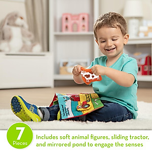 Melissa & Doug K’s Kids On The Farm 8-Page Soft Activity Book for Babies and Toddlers