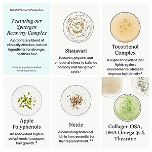 Nutrafol Postpartum Hair Growth Supplement & Growth Activator Duo | Clinically Proven for Visibly Thicker Hair & Less Shedding | Breast-Feeding Friendly Ingredients | 1 Month Supply