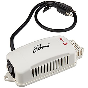 iLIVING ILG8SFRC Exhaust Fan Smart Remote Control Kit with Programmable Thermostat Humidistat Solid State Speed controller Timer Long Range Large LCD, White