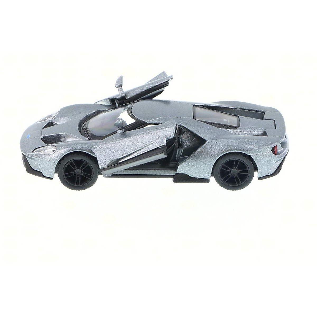 KiNSMART 2017 Ford GT, Silver 5391D - 1/38 Scale Diecast Model Toy Car