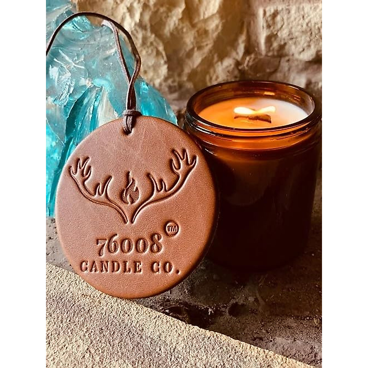 Leather Scented Car Air Freshner | Fathers Day Gifts for Dad from Daughter Son | Odor Eliminator | Automotive Accessories |Car perfume for Men | Father’s Day Gifts | Scented Candles for Men |