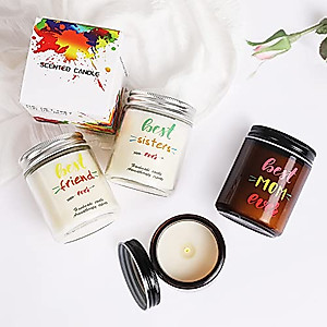 Christmas Scented Candles Gift for Women, Aromatherapy Candles for Home Scented, Stress Relief Candles for Mom, Soy Candles Lavender for Birthday Gift, Mother's Day, Valentine's Day. 7oz DECOMAJIC