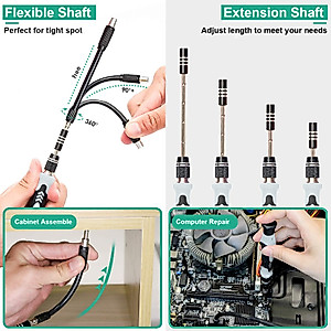 [2023 Upgraded] AXTH 115 in 1 [Military-Grade] Precision Screwdriver Set Professional Magnetic Mini Repair Tool Kit for Phone, Computer, Watch, Laptop, Xbox, Macbook, Eyeglass, Electronic