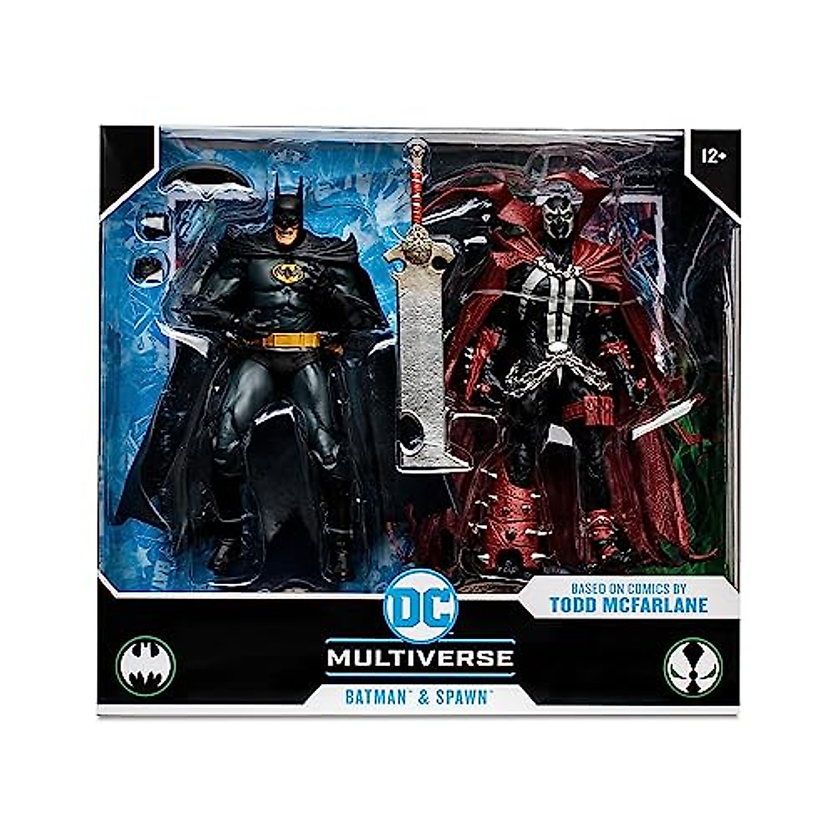McFarlane Toys - DC Multiverse Batman & Spawn (Based on Comics by Todd McFarlane) 7in Action Figure 2pk