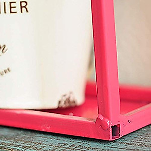 PIBM Stylish Simplicity Shelf Wall Mounted Floating Rack Shelves Simple Iron Art Small House Storage Multifunction Living Room Bedroom Home Bar Store,5 Colors, Blue , 29x8x24.5cm