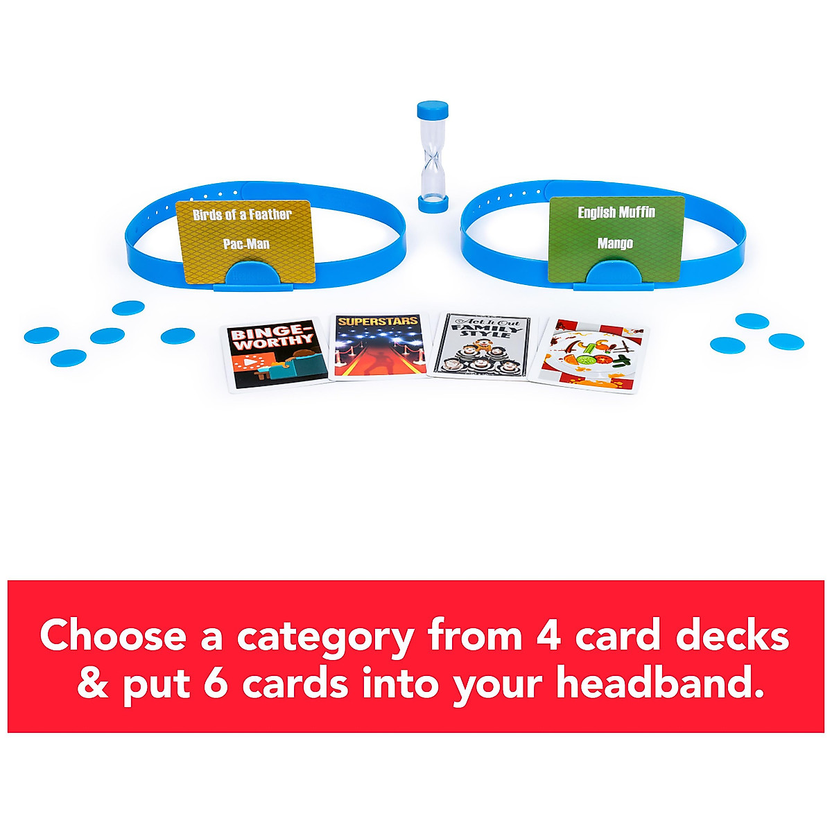 Head’s Up Party Game 4th Edition, Word Guessing Board Game for Kids and Families Ages 8 and up