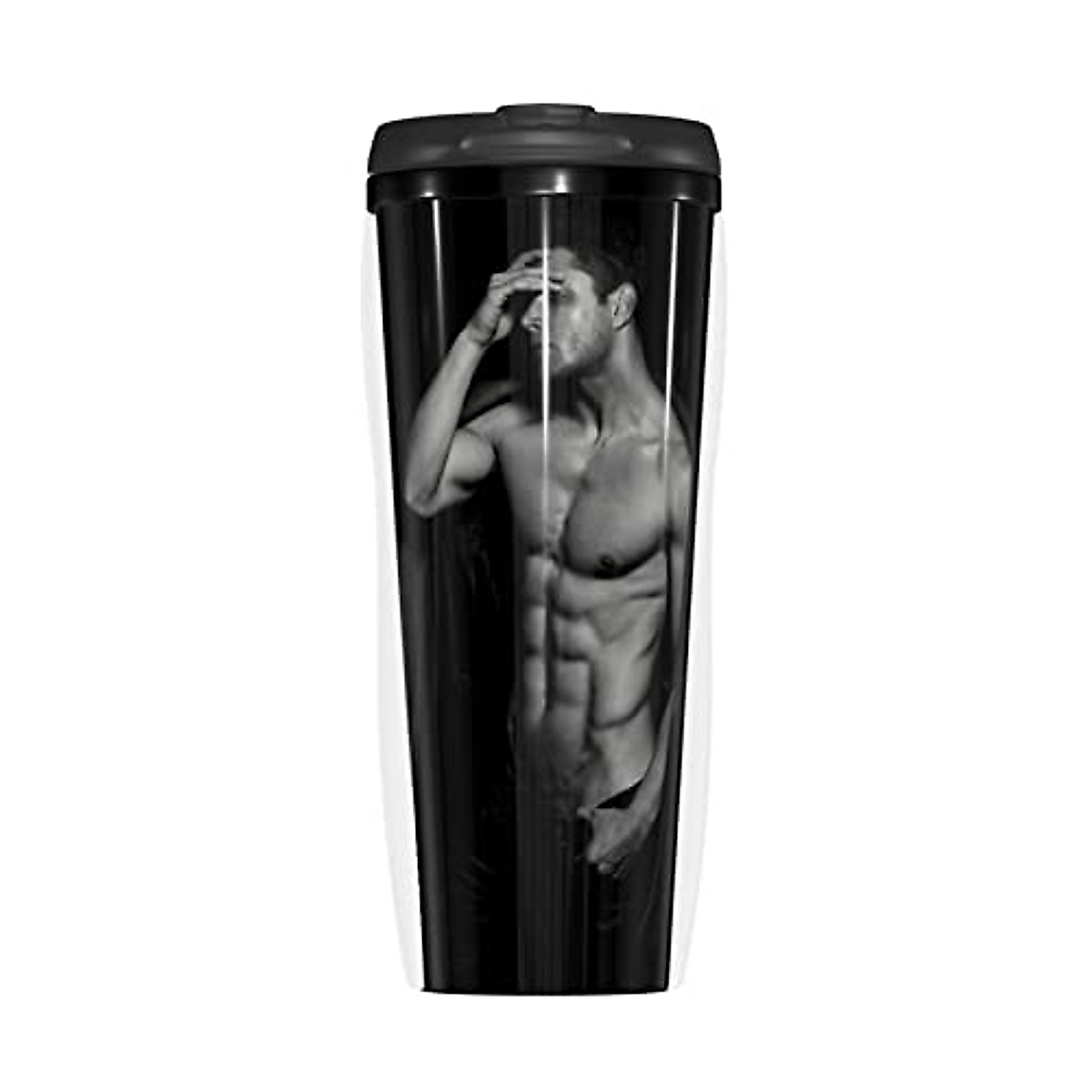 QNNEL Jensen Ackles Tumbler Coffee Cups Double Insulated With Lid Ice Drink Hot Beverage For Office Home Travel