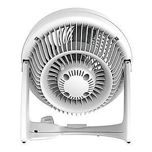 Vornado 610DC Energy Smart Medium Air Circulator Fan with Variable Speed Control & 460 Small Whole Room Air Circulator Fan with 3 Speeds, 460-Small, White