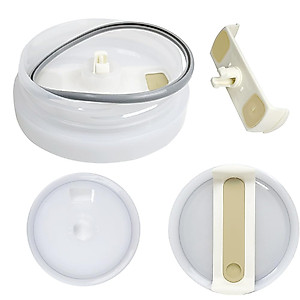 40 OZ Tumbler Lids Fit for Stanley Cup, Skinny Tumbler Lid Replacement, Spill Proof Splash Resistant Tumbler Replacement Cover for Stanley and More Coffee Mugs 2 pack