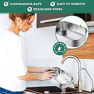 Buddew Electric Lunch Box 80W Food Heater 3 in 1 12/24/110-230V Portable Lunch Warmer Upgraded Leakproof Heated Lunch Box for Car/Truck/Office with SS fork & Spoon and Insulated Carry Bag(Green)