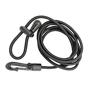 3.9ft Kayak Paddle Leash for Canoe Boat Safety Fishing Rod Tether Holder Clip Lanyard Bungee Shock Cord Hook Tie Down Rope 4 Pack
