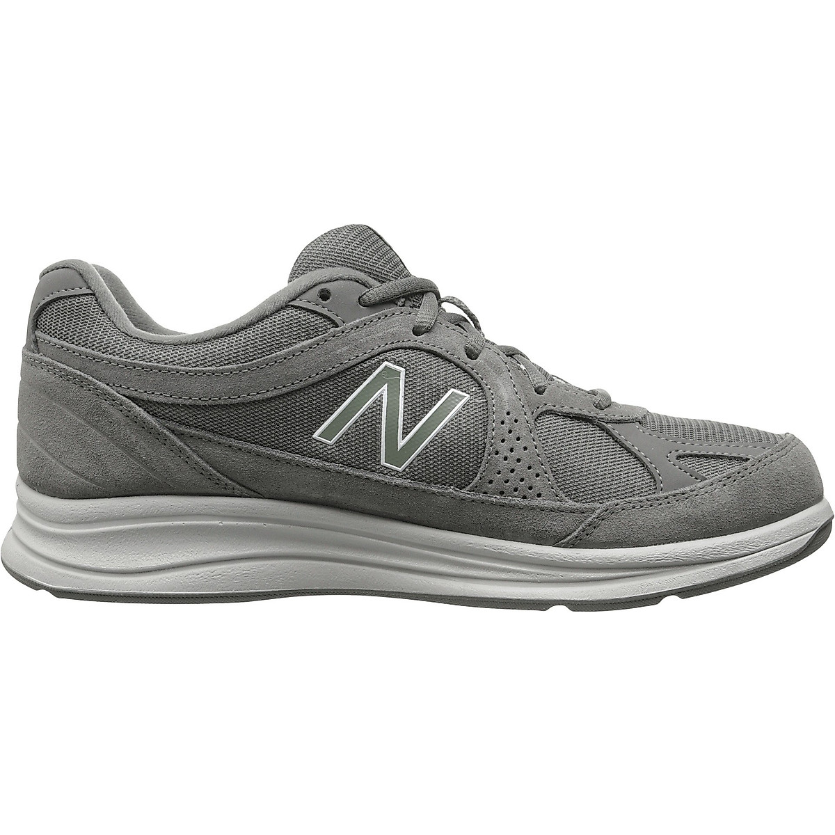 New Balance Men's 877 V1 Walking Shoe, Grey/Grey, 8.5 Wide