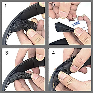 Defean 2 x Headband HDR160 HDR170, Replacement Headband Cushion Foam Compatible with Sennheiser RS160, RS170, HDR160, HDR170 Headphones