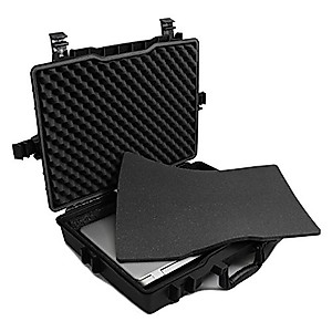 CASEMATIX 15.6-17.3 Inch Laptop Hard Case Compatible with Dell Alienware Laptops M15, Area 51m AW17R4, AW15R3 and More Laptops Up to 17 inches with Custom Waterproof Design, Case Only