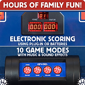 Pop-A-Shot Official Dual Shot Sport Arcade Basketball Game (Blue)