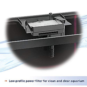 Aqueon NeoGlow LED Pink Aquarium Fish Tank Starter Kit, 5.5 Gallon