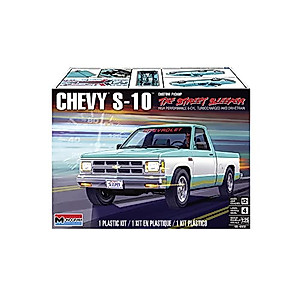 Revell 85-4503 Chevy S-10 Custom Pickup Model Car Kit 1:25 Scale 120-Piece Skill Level 4 Plastic Model Building Kit , Blue