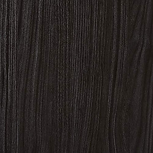 Signature Design by Ashley Kaydell Glam 2 Drawer Nightstand with Faux Alligator Panels & Chrome-Tone Accents, Black