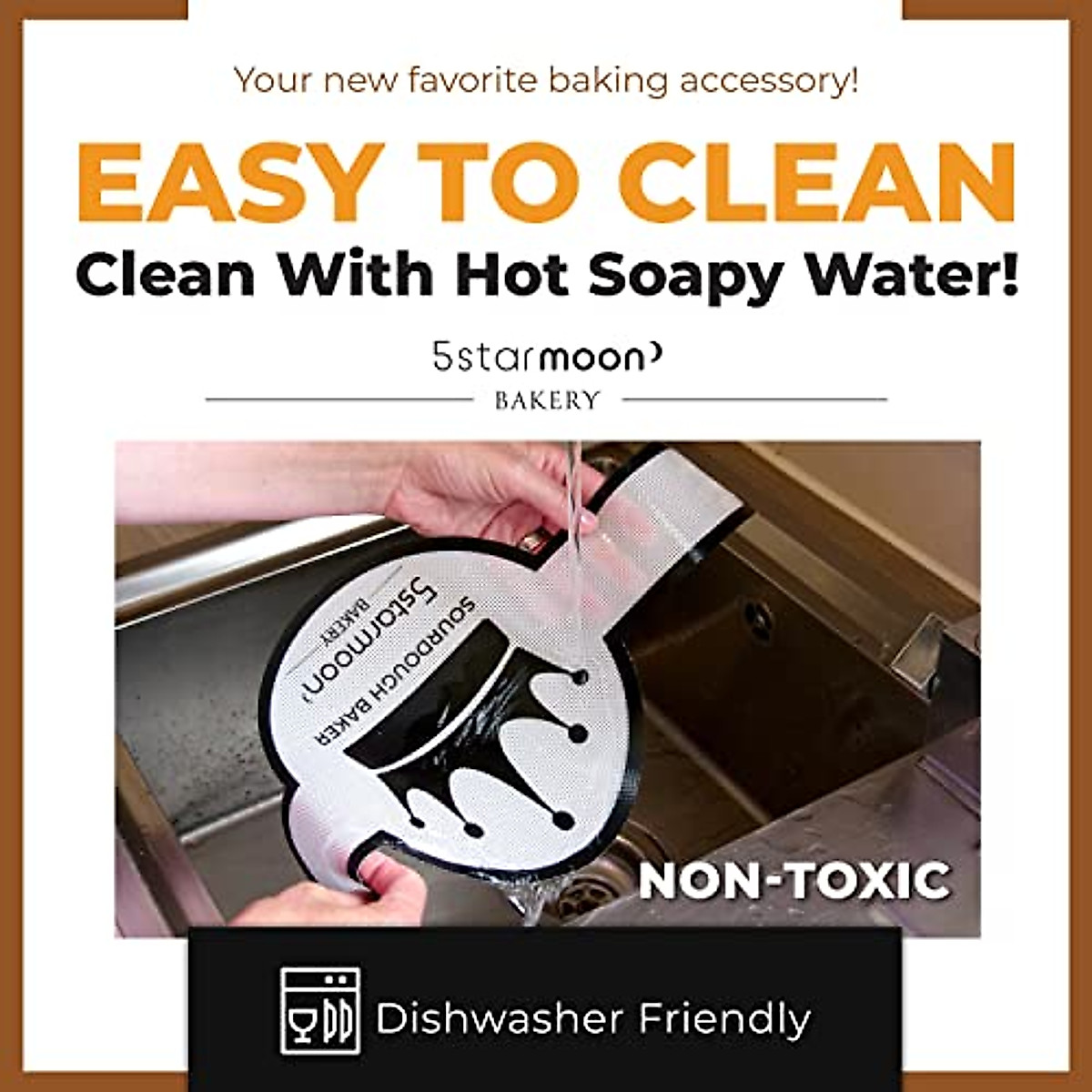 US Designed 1 Silicone Bread Sling for Dutch Oven - Reusable Bread Mat - Heat Resistant Dutch Oven Liners w/Long Handles - Non-Stick Bread Silicone Mat - Easy to Clean Sourdough Bread Baking Supplies