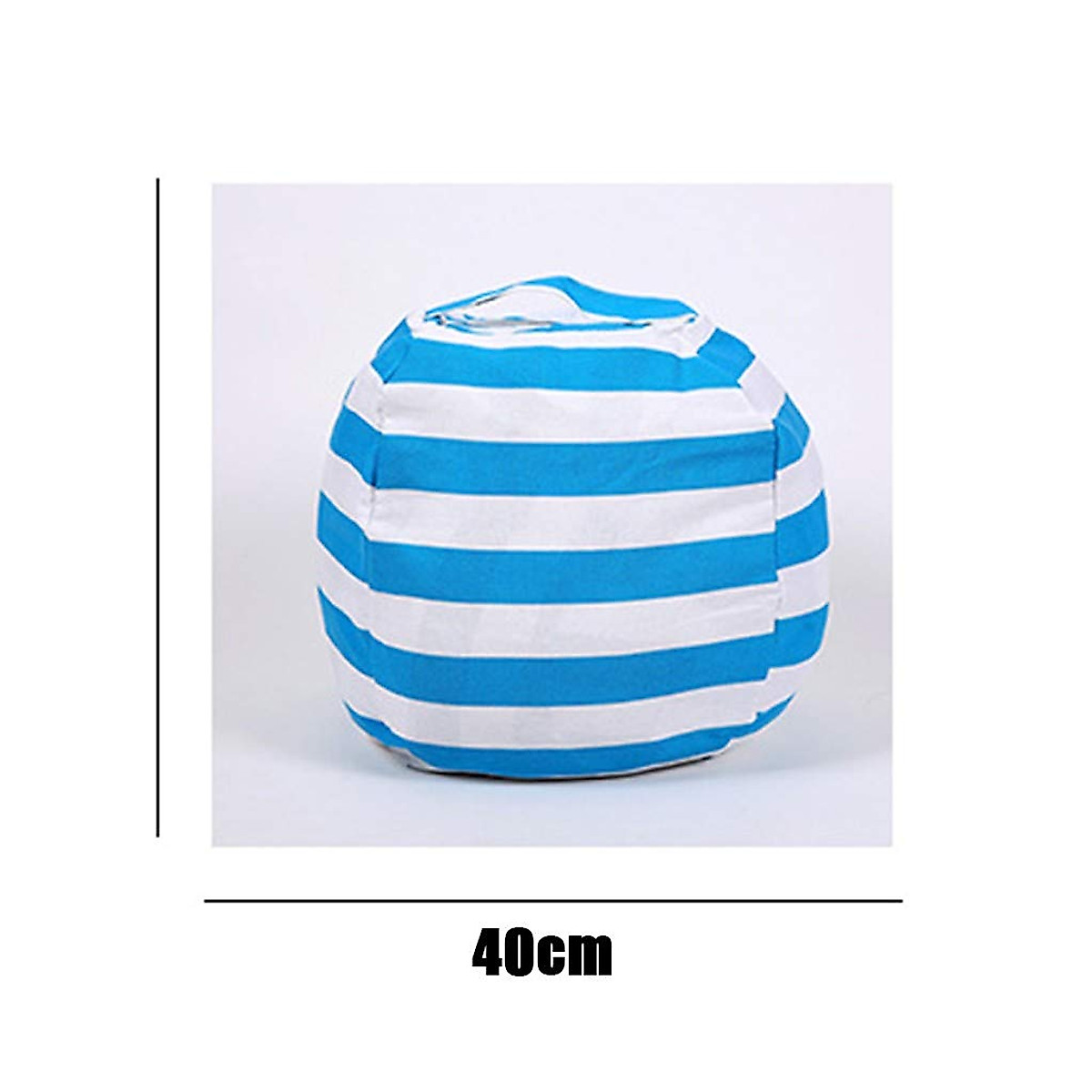 Stuffed Storage Bean Bag Chair Extra Large Beanbag Cover for and Adults Cover for Organizing Plush Stuff Sit Organization Memory Foam(Light blue)