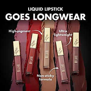 Milani Amore Matte Lip Crème (0.22 Fl. Oz.) Cruelty-Free Nourishing Lip Gloss with a Full Matte Finish (Fancy)