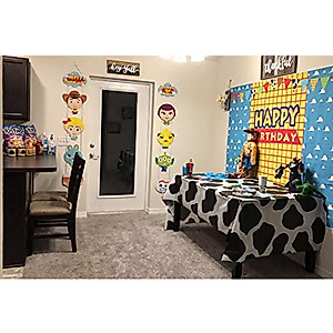 Oojami 6 Pack of Cow Print Tablecover 54"x108"