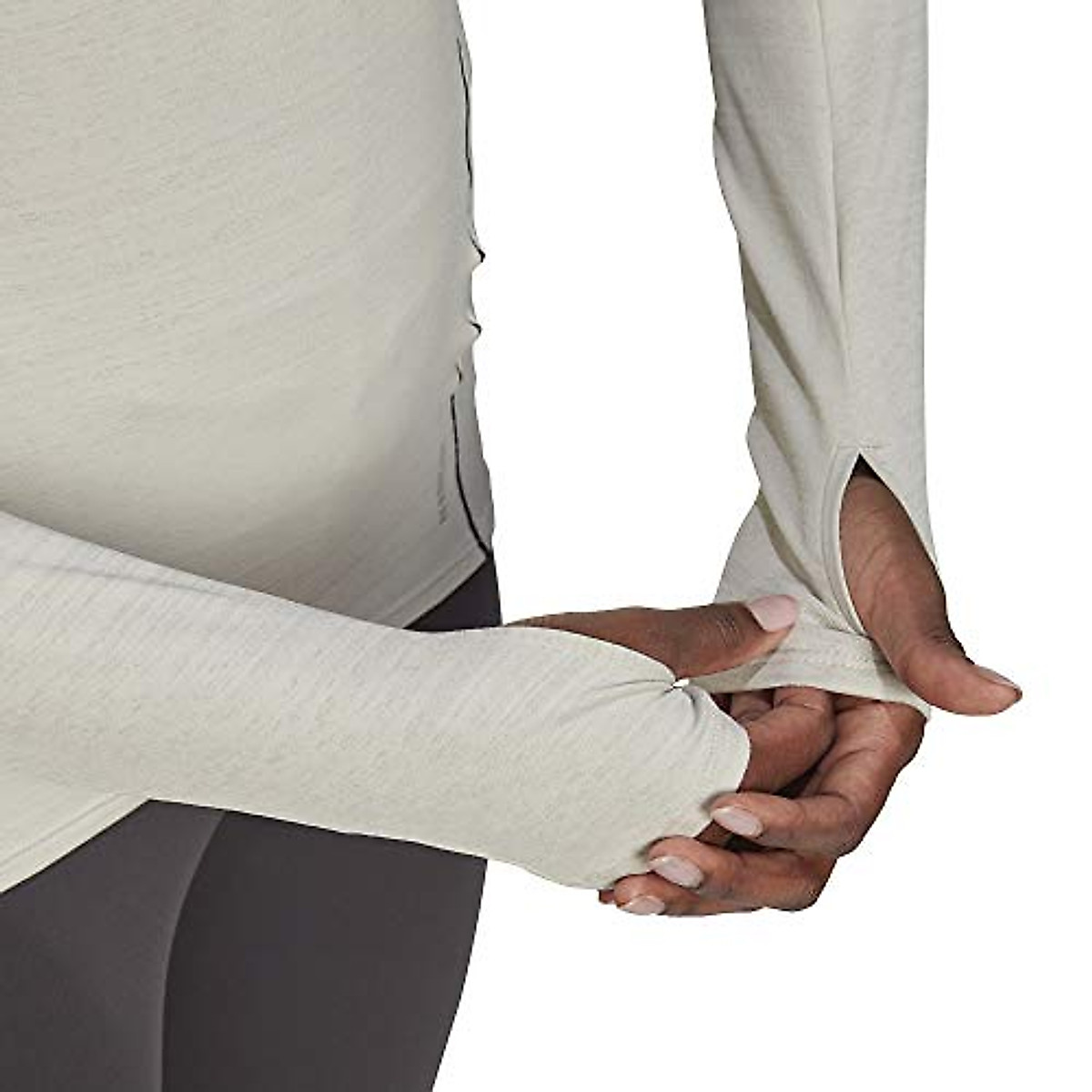 adidas womens Adi Runner Long Sleeve Alumina X-Small