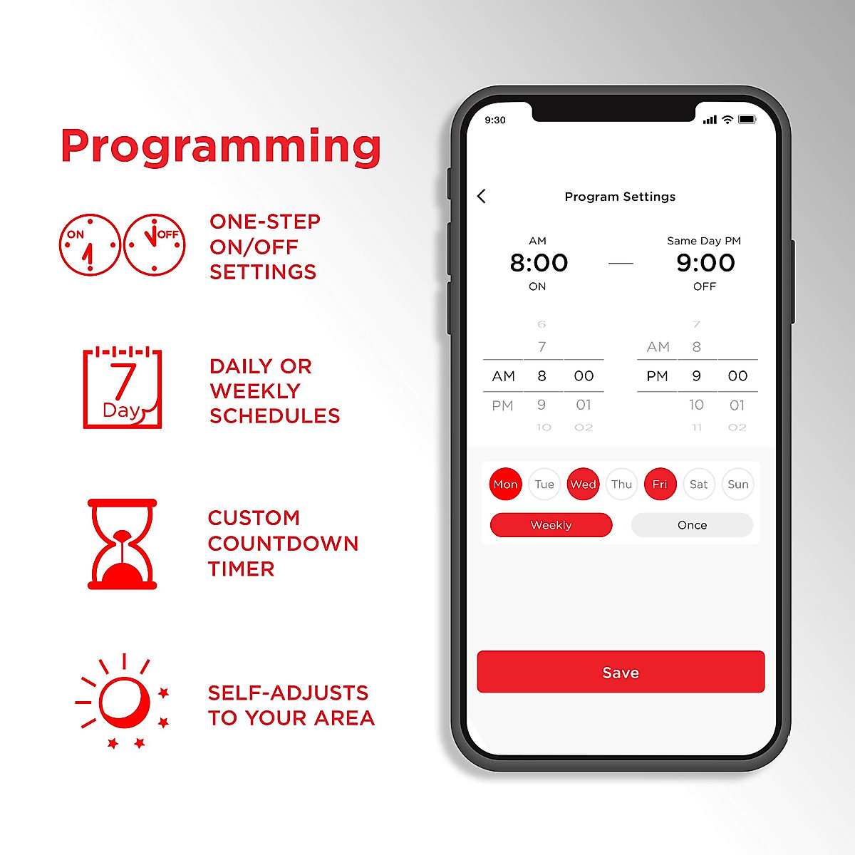 UltraPro Outdoor Wi-Fi Smart Plug, 2 Outlets, Works with Alexa, Echo & Google Home, No Hub Required, App Controlled, ETL Certified, 51405, Black