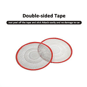 LLKUANG Car Front Door Speaker Horn Net Kit for Toyota FJ Cruiser 2007-2021 Stainless Steel Trunk Woofer/Speaker Cover Trim Accessorise (Front door speaker)