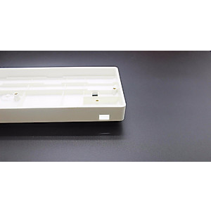 YMDK Wholesales Mini Keyboard GH60 Plastic Case for 60% Mechanical Gaming Keyboard Compatible Poker2 Pok3r Faceu 60 Plastic Shell (White Case)