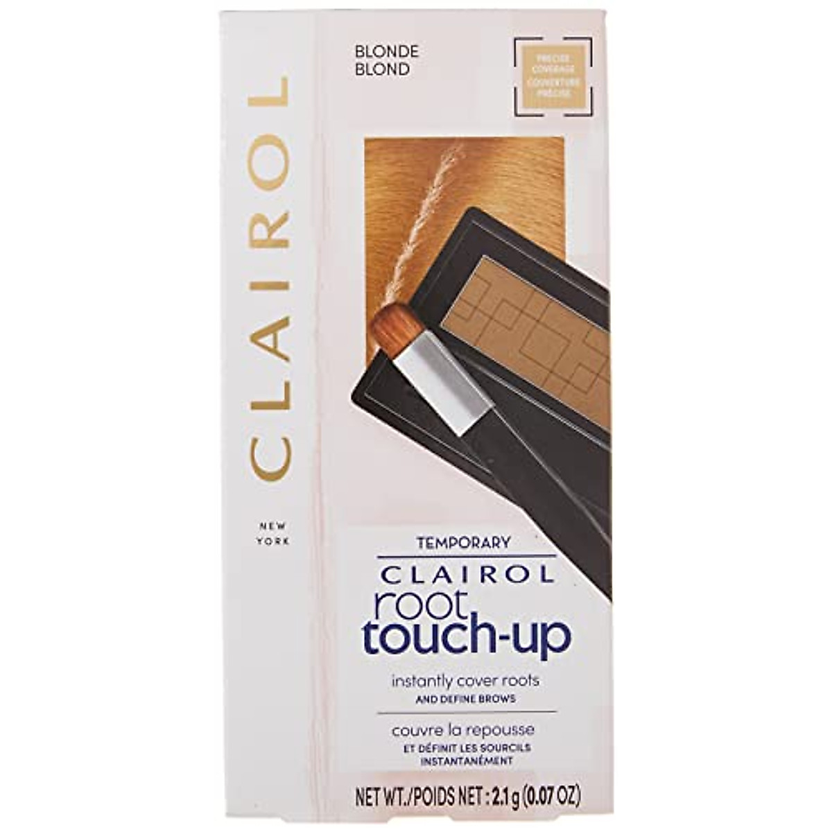 Clairol Root Touch-Up Temporary Concealing Powder, Blonde Hair Color, Pack of 4